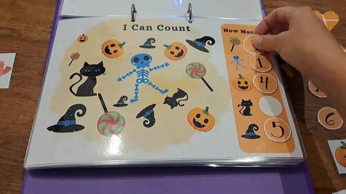 Halloween Themed Learning Activities Math Matching Shapes Alphabet Colours