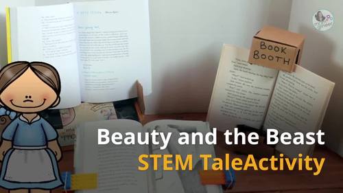 Beauty and the Beast STEM activity - Create A Book Stand for Belle!