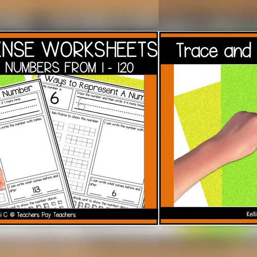 Number Sense Worksheets to Practice Numbers 1 To 120 by Kelli C | TPT
