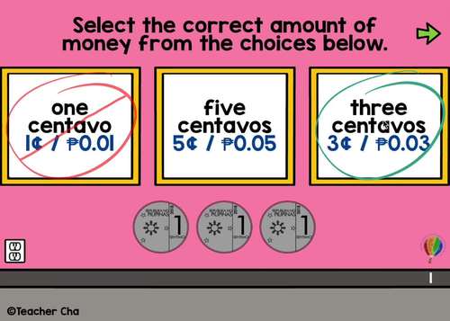 Life Skills: Counting Philippine Coins - Up to 100 Pesos BOOM™ Cards ...