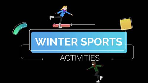 5th Grade Winter Sports Math Activities Room Transformation Task Cards ...