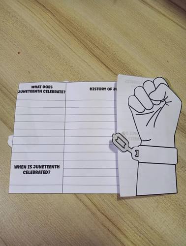 Juneteenth Activities Writing Prompts Craft Template Coloring Page ...