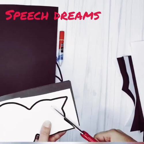 Halloween Speech Therapy Craft (articulation language) Bat by Speech Dreams