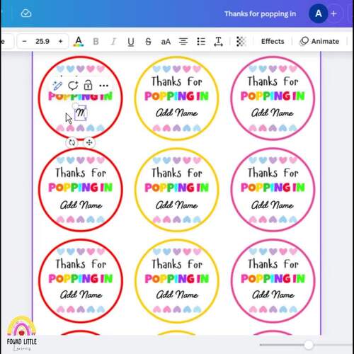 Lollipop Thanks for Popping In Tags – Back to School & Meet the Teacher ...