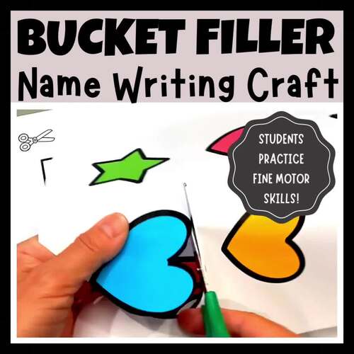 Printable Bucket Filler Craft | Social Emotional Learning | TPT