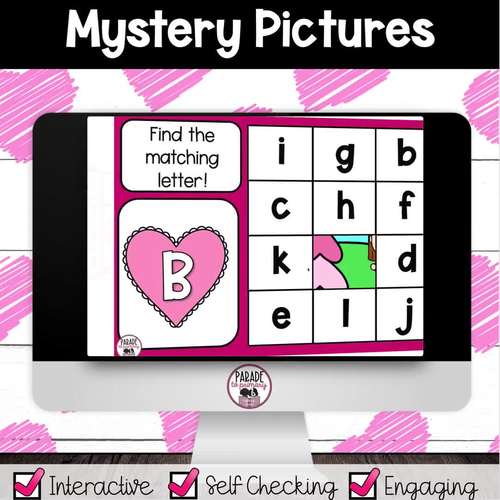 DIGITAL Mystery Pictures - VALENTINE'S DAY - Boom & Google - Preschool ...