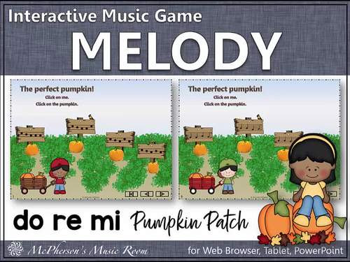 Solfege | Fall Music | Do Re Mi Interactive Melody Game {Pumpkin Patch}