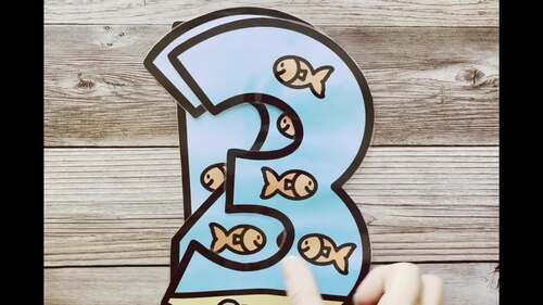 Goldfish Counting - Posters, Mats, Books - Preschool, Kindergarten ...