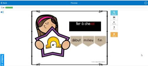 Où se trouve la syllabe? French Boom Cards St. Patrick's Day Edition