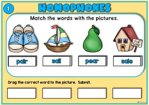 Homophones – Boom Cards by Carrie Lutz - Classroom Callouts | TPT