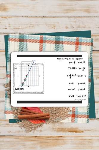 Slope Intercept Christmas No Prep Printable by Brooklyn's Brightest