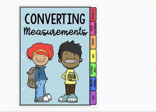 Digital Interactive Notebook - Measurement Conversions - Distance ...