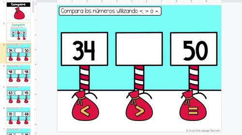 Centros digitales de matemáticas primero DICIEMBRE | TPT