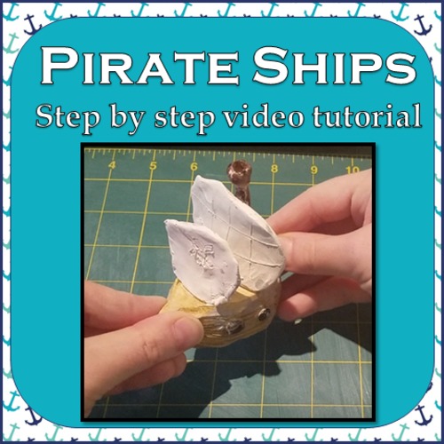 Ceramic Pirate Ships- Clay Modeling Video Tutorial by Miss C's Ceramics