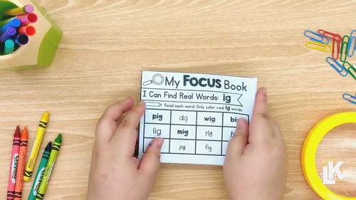 Phonics Worksheets - Foldable Books Bundle by Lyndsey Kuster | TPT