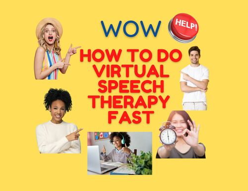 Video: Help! How To Do Fast Online Speech Therapy w/ Websites & Zoom Tips
