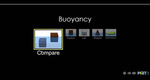 PhET Simulation Worksheet for the Virtual Lab: Buoyancy | TPT