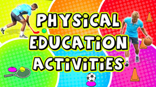 Free Physical Education games, skills, drills & activities Elementary PE