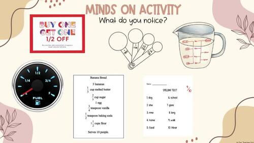 Grade 3 Ontario Digital Math Slides - Fractions | PowerPoint + Google ...