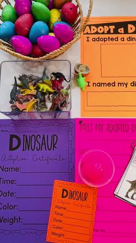 Dinosaur Day End of the Year Theme Day Activities Countdown to Summer