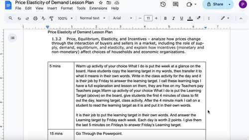 Price Elasticity of Demand Lesson Bundle – High School Economics Midpoint