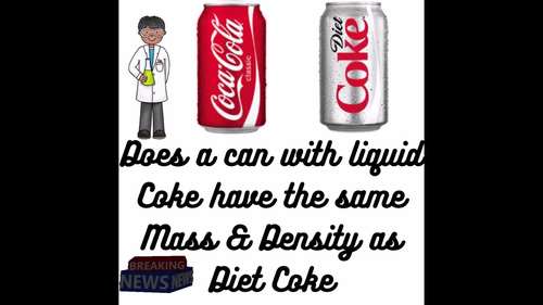 Density Lab Coke vs. Diet Coke Activity Middle School Science | TPT