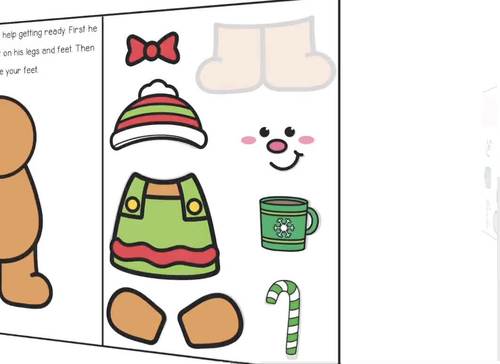 Build a Gingerbread Man Interactive Book Printable AND Boom Cards