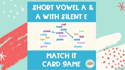 Short A and A with silent E Card Game by Celebrating Neurodiversity