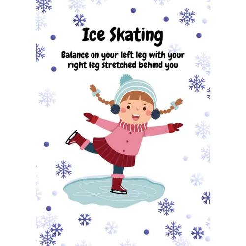Winter Movement Cards and Brain Break Cards, Movement and PE Game by ...