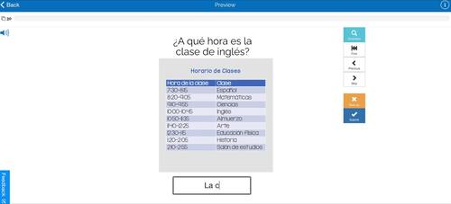 Telling Time in Spanish - Boom Cards by Teacher Nikki - Skillabration