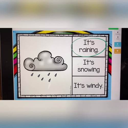 BOOM Cards : Weather Vocabulary - Distance Learning by Chez Chris