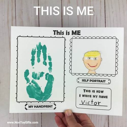 This Is ME - First Day Of School Activity by Non-Toy Gifts | TPT