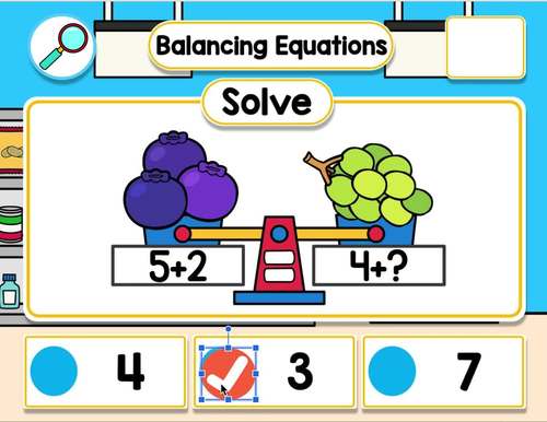 Digital Math Bundle for Kindergarten Google Slides and PRELOADED to Seesaw