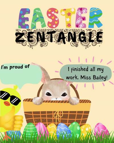 Easter Zantangle Eggs! Art Activity | Early Finisher Activity by Miss ...