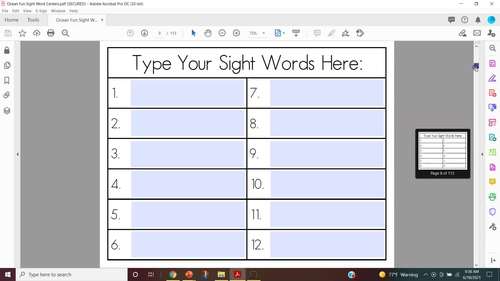Sight Word Centers: Ocean Fun {EDITABLE} by Little Playful Learners
