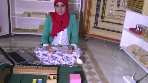 Montessori Introduction to the Sensorial Area by Montessori Tube