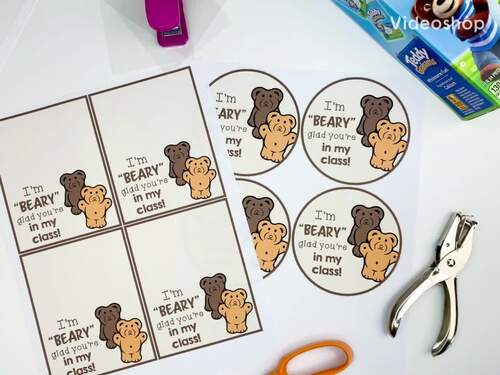 Teddy Graham Treat Tags by Simply Schoolgirl | TPT