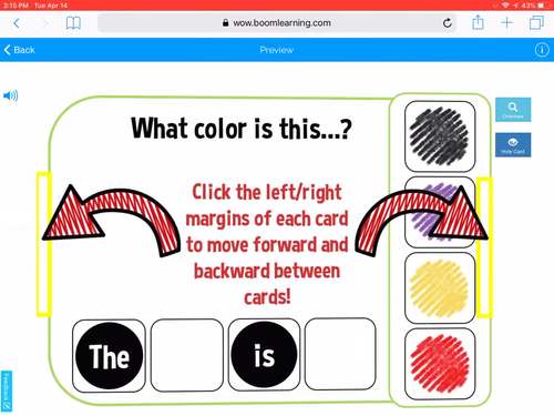GROWING BUNDLE Colorful Things Language Boom Cards #distancelearning