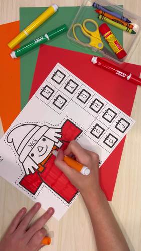 Scarecrow Name Craft Editable by Preschool Packets | TPT