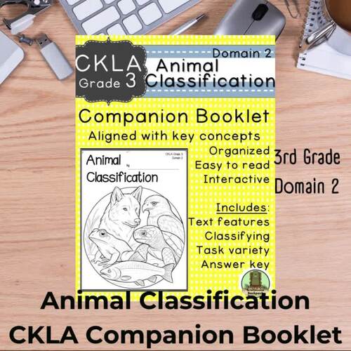 CKLA Animal Classification Companion Booklet TEAM LICENSE, 3rd Grade ...