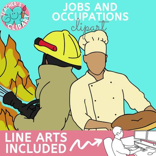 Professions, jobs and occupations clip art by Teacher's Clipart | TPT