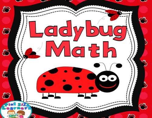 Ladybug Kindergarten Math by Pint Size Learners | TPT