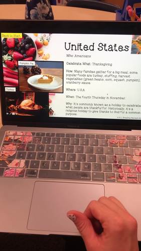 Celebrating with Food Around the World, Project and Presentation Included