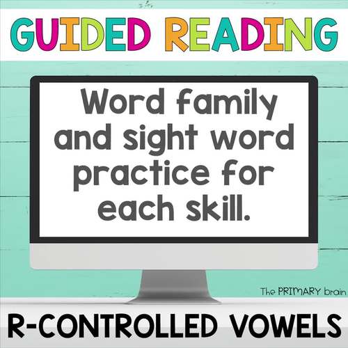 R-Controlled Vowels Decodable Readers | Bossy R Phonics Based Guided ...