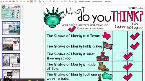 Statue of Liberty Worksheets, American Symbols Activities, US Symbols ...
