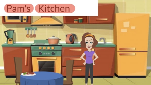 Pam’s Kitchen by BLOOM English Learning | TPT