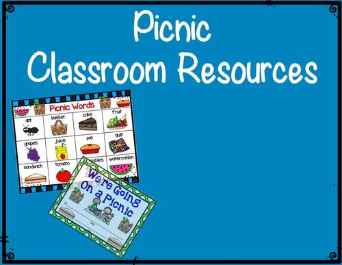 Picnic Themed Unit: Literacy & Math Centers & Activities | TPT