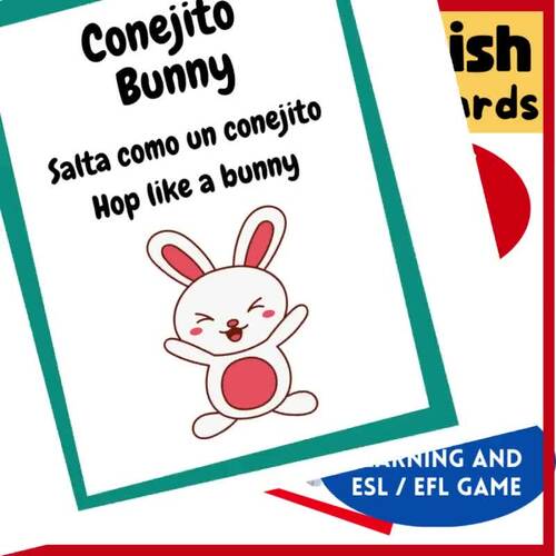 Spanish vocabulary and ESL cards: Animals | Brain break and classroom ...