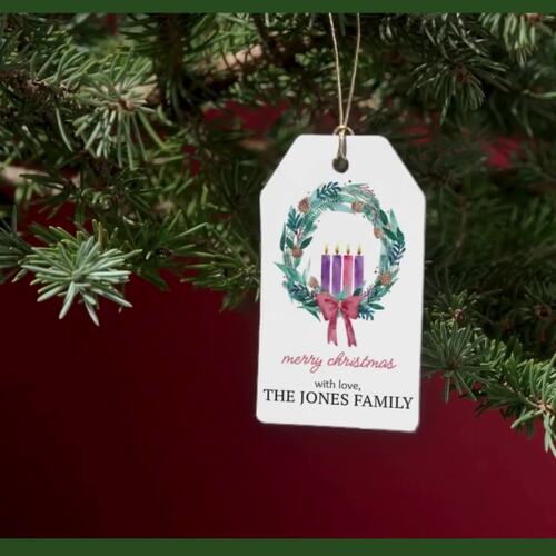 Editable Christmas Gift Tags | Simply Personalize and Print | Class gifts