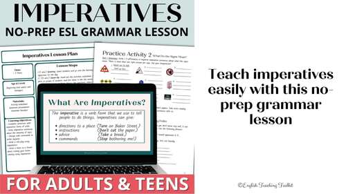 Beginner Adult ESL Grammar Worksheets, Lesson Plan, and Activities ...